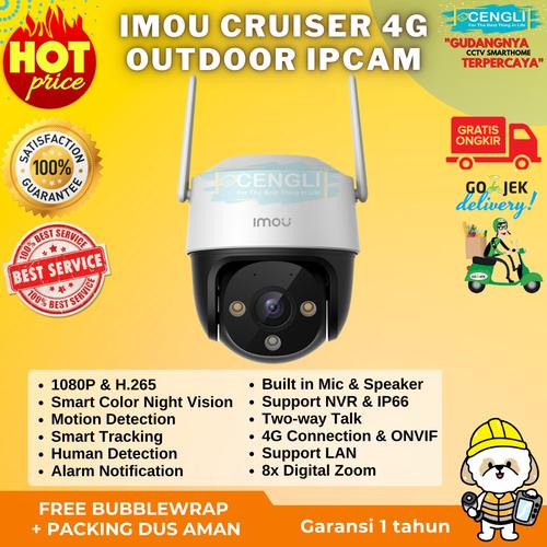 Promo IpCam Imou Cruiser 2mp 4G GSM IPC-S21FTP-0360B Ip cam outdoor 360 ...