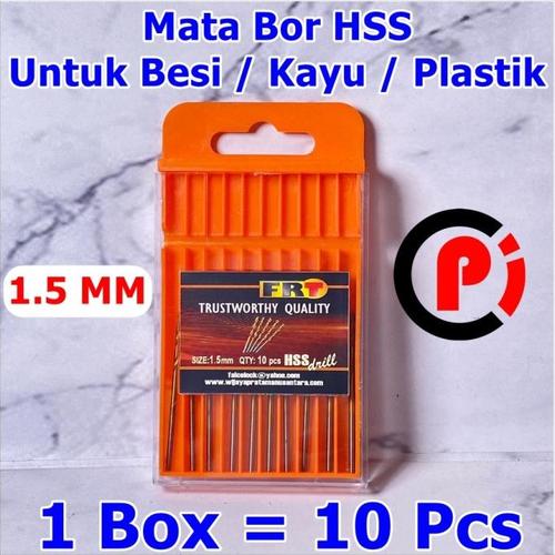 Jual Per Box 10 Pcs Ukuran 1.5mm Mata Bor HSS Untuk PCB Kayu Besi ...