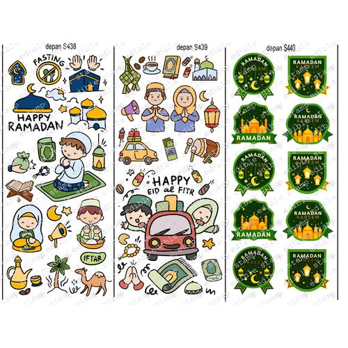 Jual Edible stamp edible sticker stiker makanan edible picture lebaran ...
