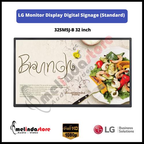Jual LG Monitor Display Digital Standard FHD Signage 32SM5J-B 32" | 32 ...