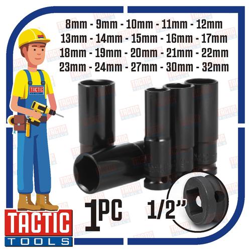 Jual Mata Kunci Sok Panjang 1/2" Inch Deep Impact Socket - Set 3pcs ...