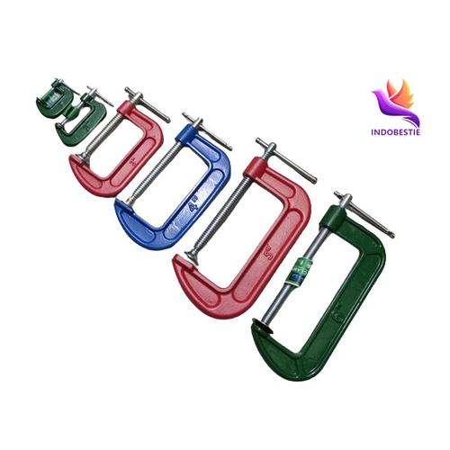 Jual Catok Clamp C 1" 2" 3" 4" 5" 6 Inch Klem Ragum Penjepit Kayu Besi ...