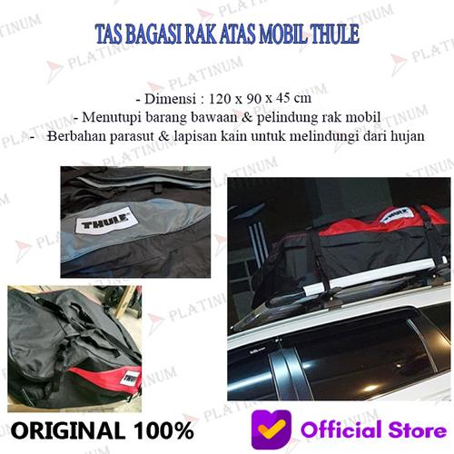 Jual ROOF RACK BAG TAS BAGASI RAK ATAS MOBIL THULE HITAM MERAH BIRU ...