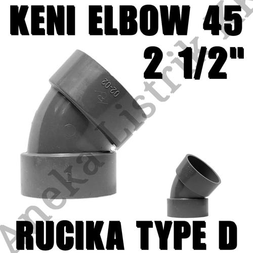 Jual RUCIKA D SAMBUNGAN KENI 45 2 1/2INCH ELBOW 45 2 1/2" KNEE 2 1/2 ...