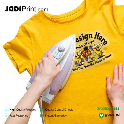 Jual Stiker Sablon Custom Setrika / Sablon DTF Gosok Premium Quality ...