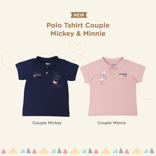 Jual Luzy Disney Polo Shirt Couple Minnie Mickey / Polo anak - NAVY, XL ...