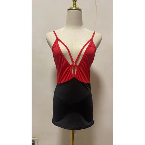 Jual Lingerie Sexy hot Bodycon Dress Bandage V-neck Mini lingerie A209 ...