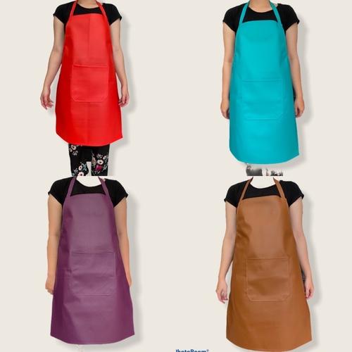 Jual CELEMEK/APRON/RESTORAN/KOKI/MASAK/ CELEMEK HITAM POLOS - Hitam ...