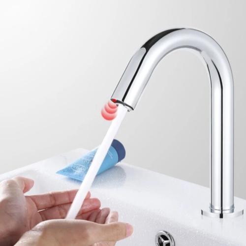 Jual KRAN CUCI TANGAN SENSOR / KRAN WASTAFEL SENSOR CHROOM/KRAN AIR ...