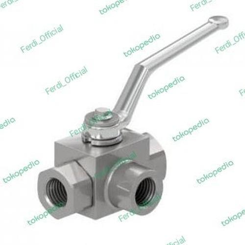 Jual 3 Way Ball Valve Hydraulic 1" Inch Merk Gemels (Italy) - Jakarta ...