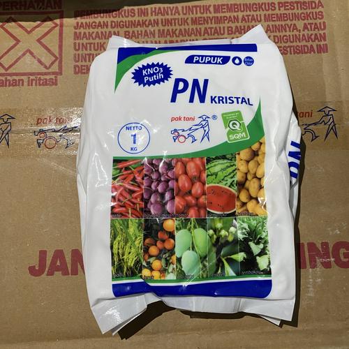 Jual Pupuk PN Kristal KNO3 Putih Pak Tani Saprotan Utama Kemasan Asli ...