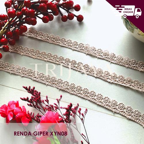 Jual Trijaya Renda Giper / Guipure/ Giver / Bordir - XYN08 (2 CM ...