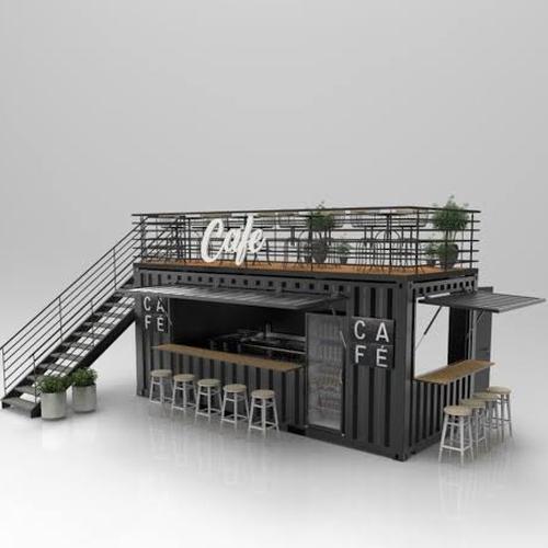 Jual container cafe booth rooftop 2 lantai - Jakarta Utara - Booth ...