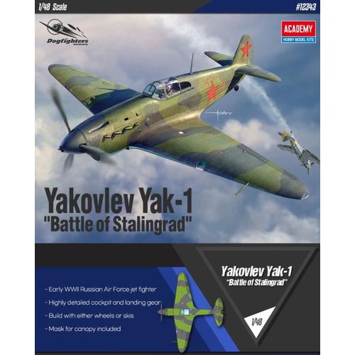 Promo Model kit Academy 1/48 Yakovlev Yak-1 "Battle of Stalingrad Am ...