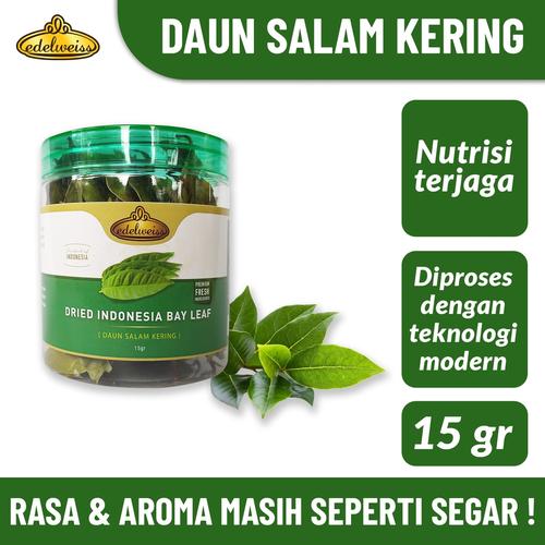 Jual Bay Leaf / Bay Leaves / Daun Salam Kering Premium 15gr Edelweiss - Kota Madiun - Edelweiss ...