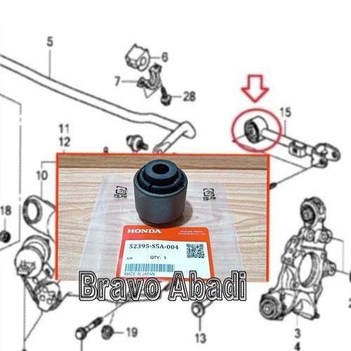 Jual Bushing Upper Arm Chamber Sayap Belakang Crv Gen 2 Gen 3 Gen 4 1Pc ...