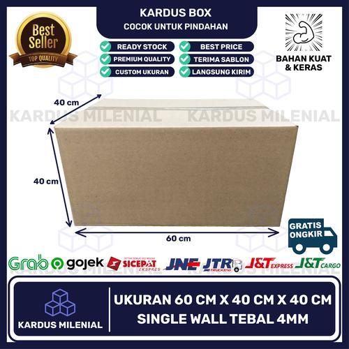 Jual KARDUS BOX BESAR JUMBO 60X40X40 COCOK UNTUK PINDAHAN RUMAH/KANTOR ...