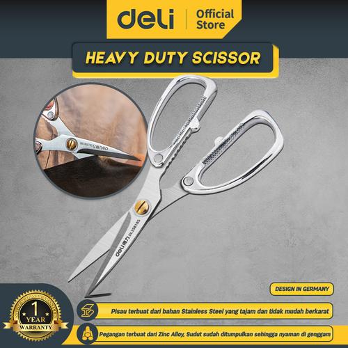 Promo Deli Gunting Tukang Industri Ukuran Besar dan Tajam Stainless ...