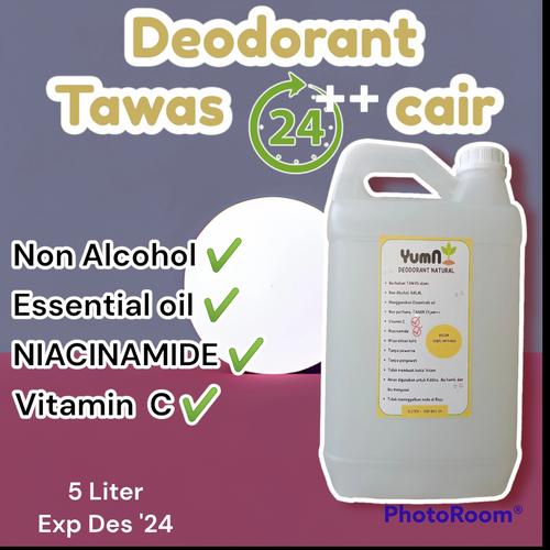 Jual 5 LITER Deodorant tawas cair VIT C + NIACINAMIDE (PAKET USAHA ...