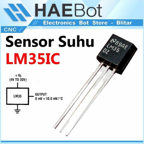 Jual [EBS] IC LM35 LM35DZ Sensor Suhu Module 3 Pin 5V Arduino LM35DT Linear - Kota Blitar ...