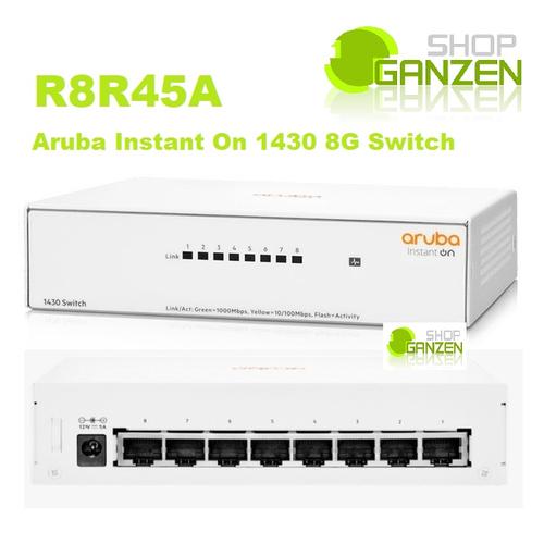 Jual HP Aruba R8R45A , Instant On 1430 8G Switch 8 port Gigabit ...