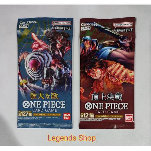 Jual Booster Pack Kartu One Piece Card Game OP02 03 Set OP-02 OP-03 ...