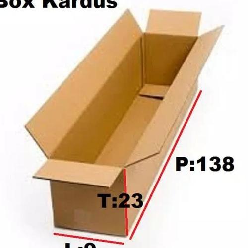Jual kardus / karton / dus / box panjang u/ lampu neon uk. 138 x 9 x 23 ...