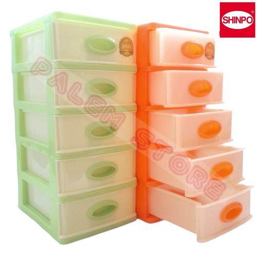 Jual Rak Mini | Rak Plastik Mini Laci Susun 3, 4 Dan 5 Kecil Shinpo ...
