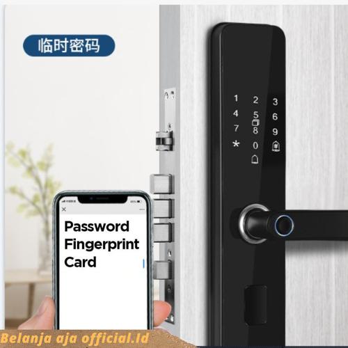 Jual smart lock gagang pintu elektrik kunci digital door lock ...