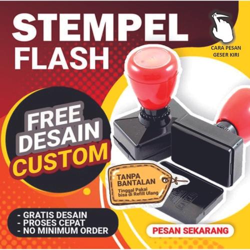 Jual Stempel/free design/CUSTOM/Otomatis tinta - KOTAK, KECIL - Kota ...