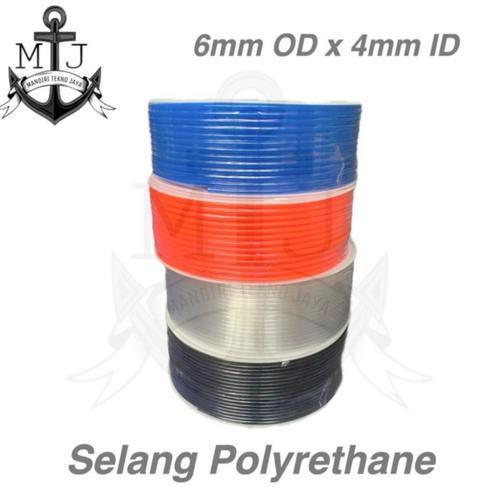 Jual selang pneumatic luar 6mm x dalam 4mm ( 1 roll 200 meter ...