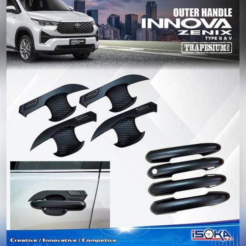 Jual Paket Outer Handle Tank Cover Innova Zenix 2023 Hitam / Blackdoff - Outer+Handle+TC, Type V ...
