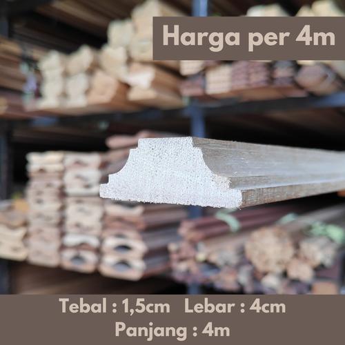 Jual LD-54 LIS PROFIL KAYU Kamper & Meranti Wall Moulding Wainscoting ...