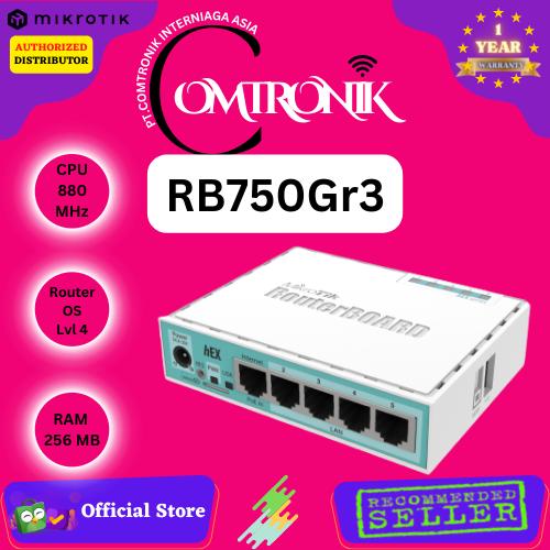 Jual Mikrotik RB750Gr3 hEX 5x Gigabit Ethernet - Jakarta Pusat ...