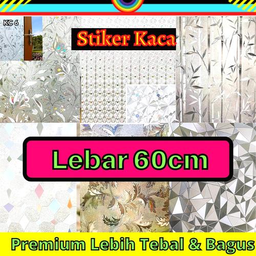 Jual WALLPAPER STIKER STICKER KACA DEKORASI PINTU JENDELA RUMAH 3D ...