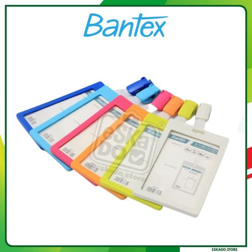 Jual Nametag 54 x 90 mm Potrait / Bantex ID Card Holder with Clip 8866 ...