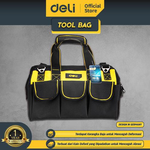 Promo Deli Tool Bag / Tas Simpan Perkakas Multifungsi Bahan Kuat ...