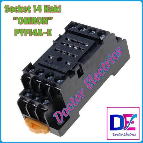 Jual OMRON SOCKET PYF14AE PYF14A-E PYFZ-14-E PYFZ14E RELAY MY4N 14 KAKI ...