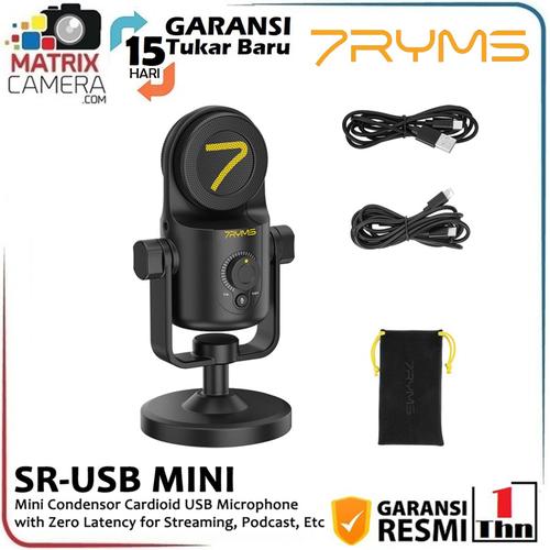 Promo 7RYMS SR-USB MINI USB Cardioid Condenser Mic Microphone Zero Latency Cicil 0% 3x - Jakarta ...