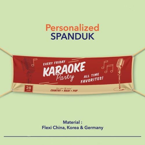 Jual spanduk banner custom flexy high resolution quality plus finishing ...