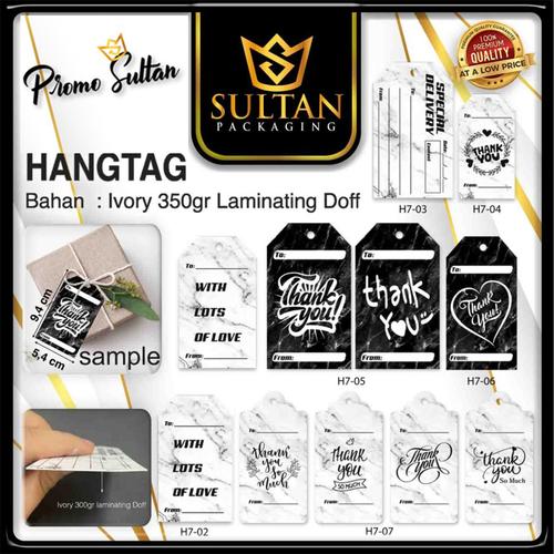 Jual Handtag |Hang tag Murah | HangTag Motif| H7 | Label Baju | Label ...