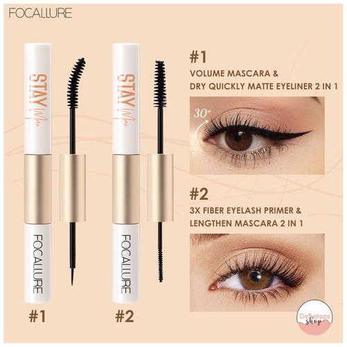 Jual FOCALLURE FA160 2 In 1 Waterproof Maskara & Eyeliner - Eyelash ...