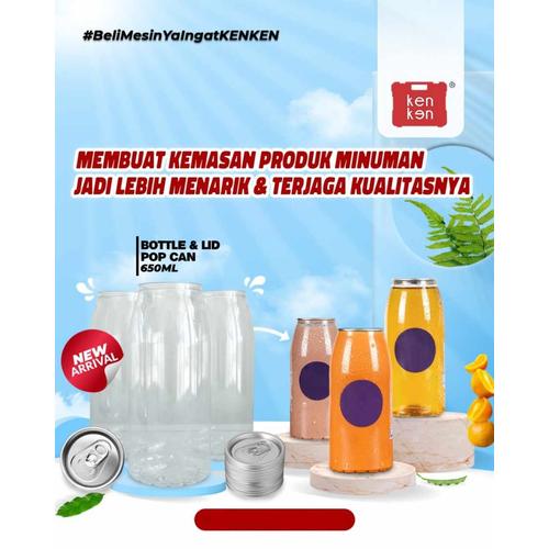 Jual Botol Kekininan Pop Can Bottle Kaleng PET Kaleng Plastik PET Can ...