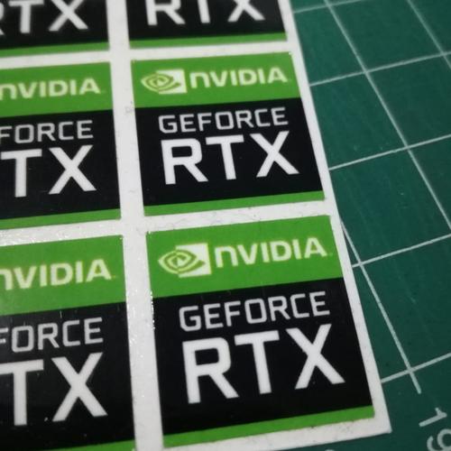 Jual Stiker Nvidia Geforce RTX - RTX V2 Doff - Kab. Cirebon - Djong ...