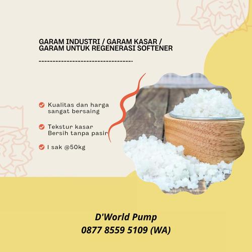 Jual Garam Industri / Garam Kasar / Garam Untuk Regenerasi Softener (50 ...