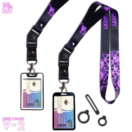 Jual Lanyard id card holder nametag Hp printing SHAPE SERIES V2 3 Oring ...