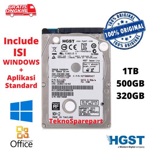 Jual HDD Hardisk 1TB 500GB 320GB Laptop Acer Isi Windows - 120GB ...