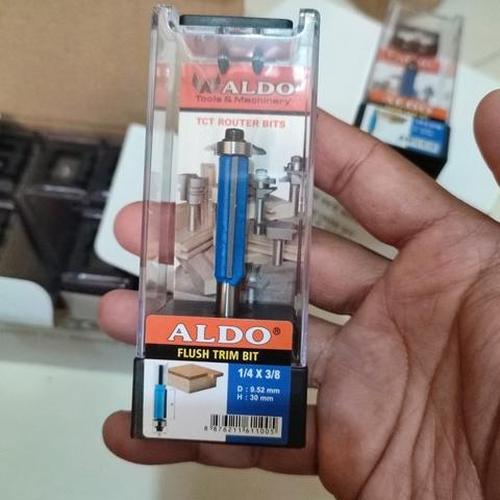 Jual mata router profil trimer with bearing 1/4" 10mm flush trimmer ...