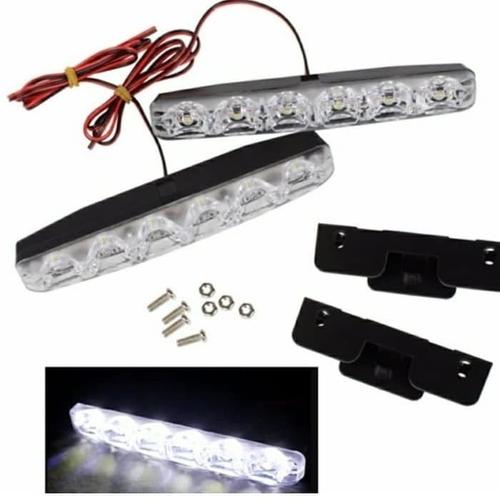 Jual lampu LED drl bemper grill mobil 6 titik putih - Kota Tangerang ...