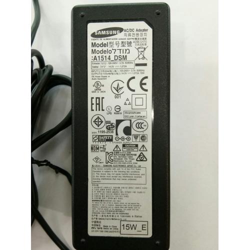 Jual Adaptor Monitor LCD/LED samsung 14v 1072A 15w - Kabel Power ...